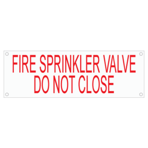 Customizable Fire Sprinkler and Fire Suppression System Tags – Kolbi ...